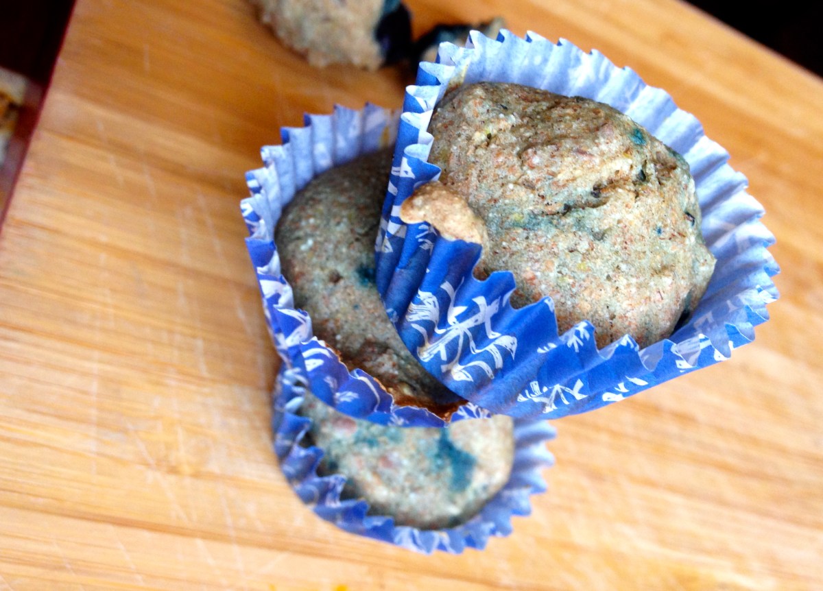Skinny Mini Blueberry Muffins | skinnysweettreats